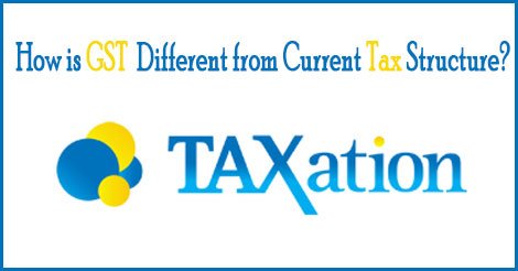 How is GST Different from Current Tax Structure?