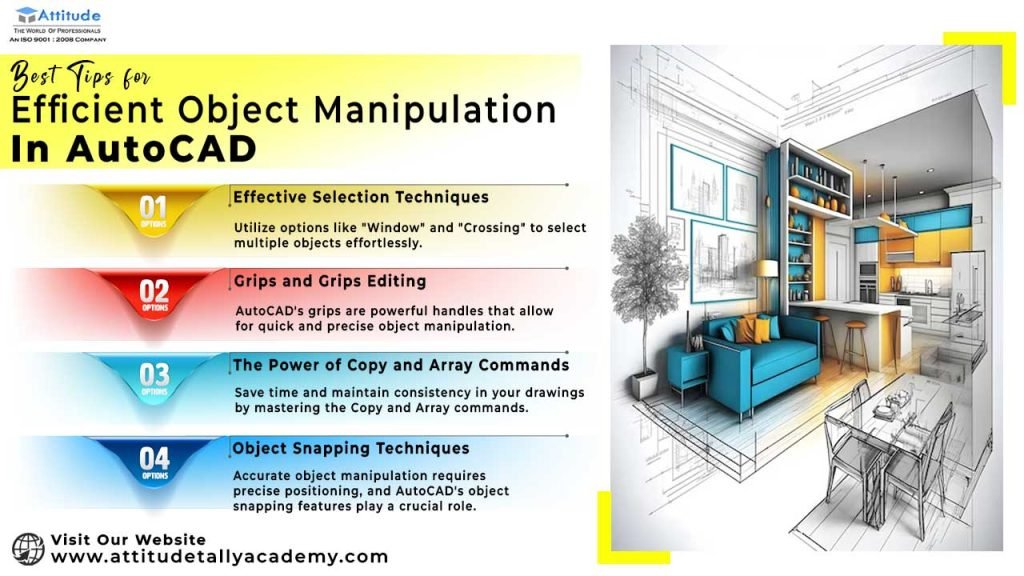 Best Tips for Efficient Object Manipulation in AutoCAD